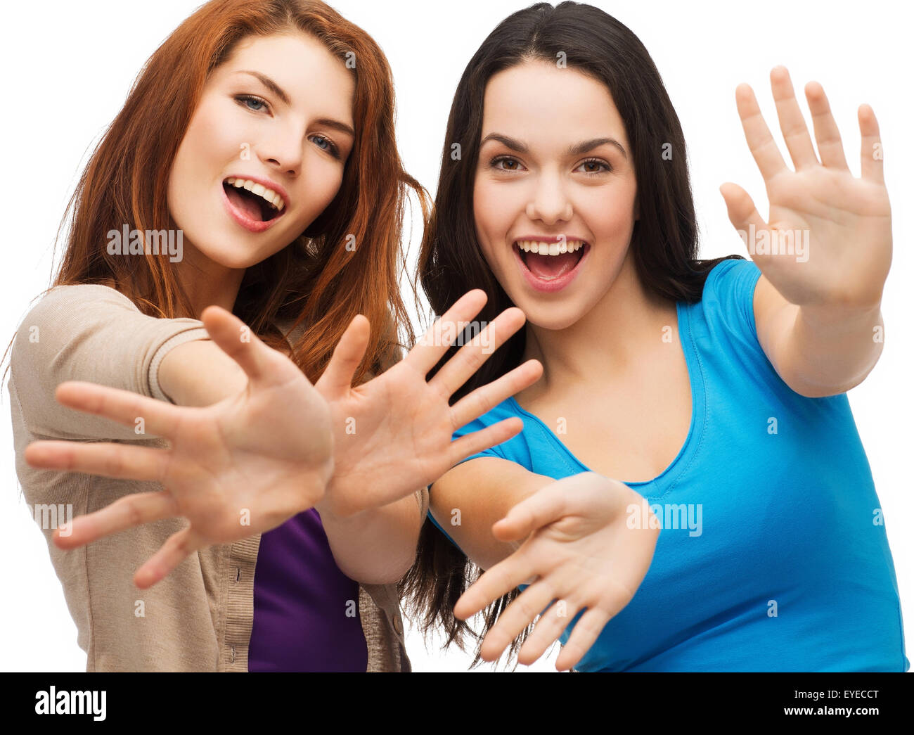 Two nice girls hi-res stock photography and images - Alamy