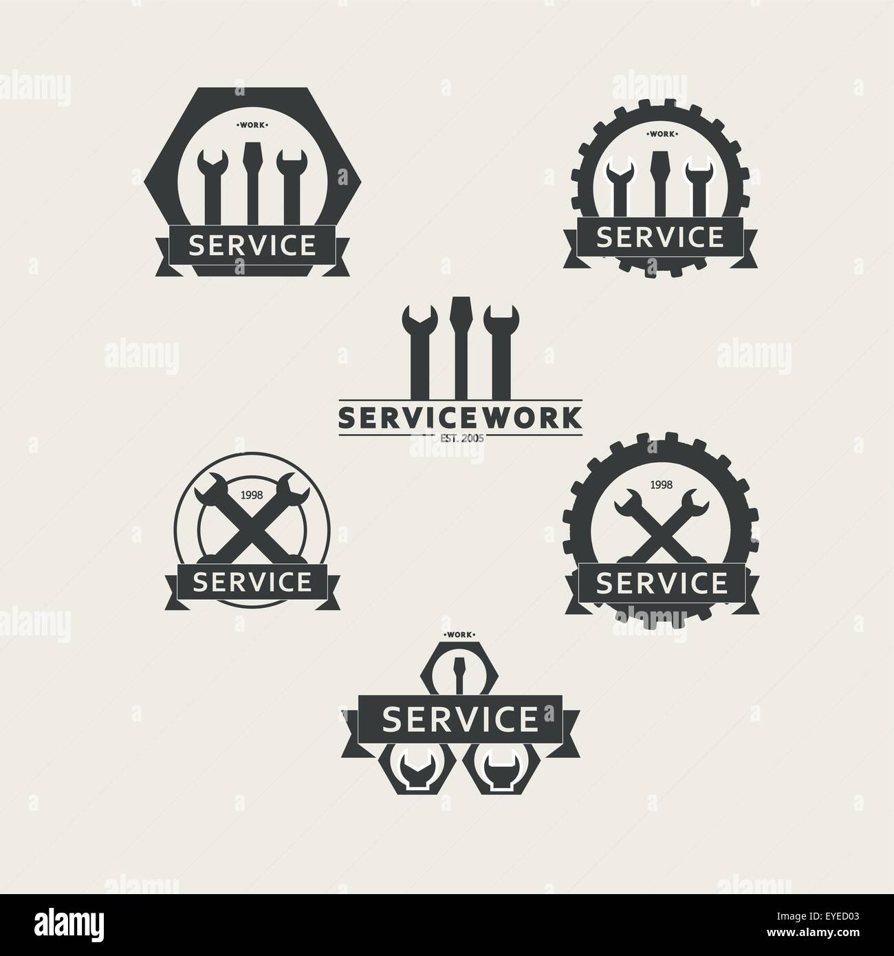 Chrome badges Stock Vector Images - Alamy