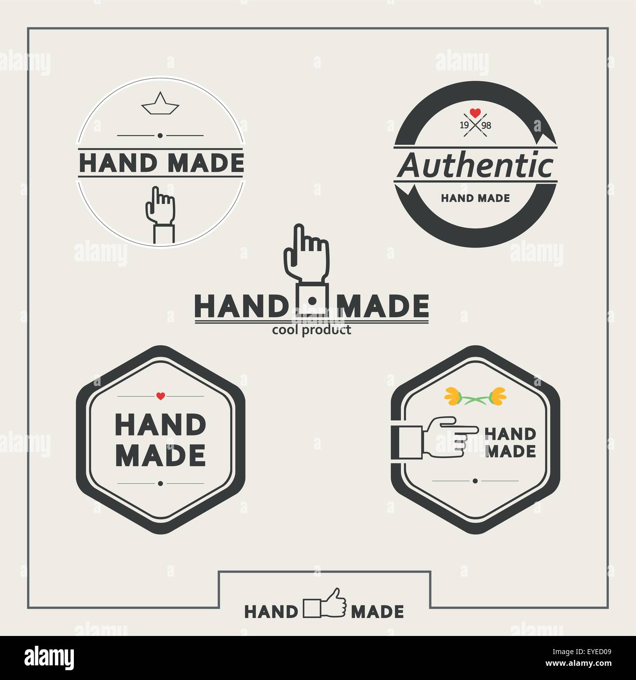 Marking finger Stock Vector Images - Alamy