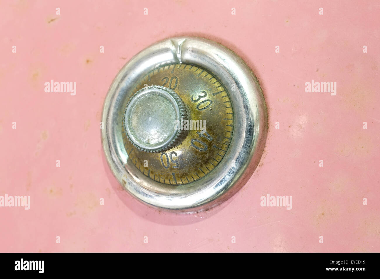 Vintage safe lock Stock Photo - Alamy