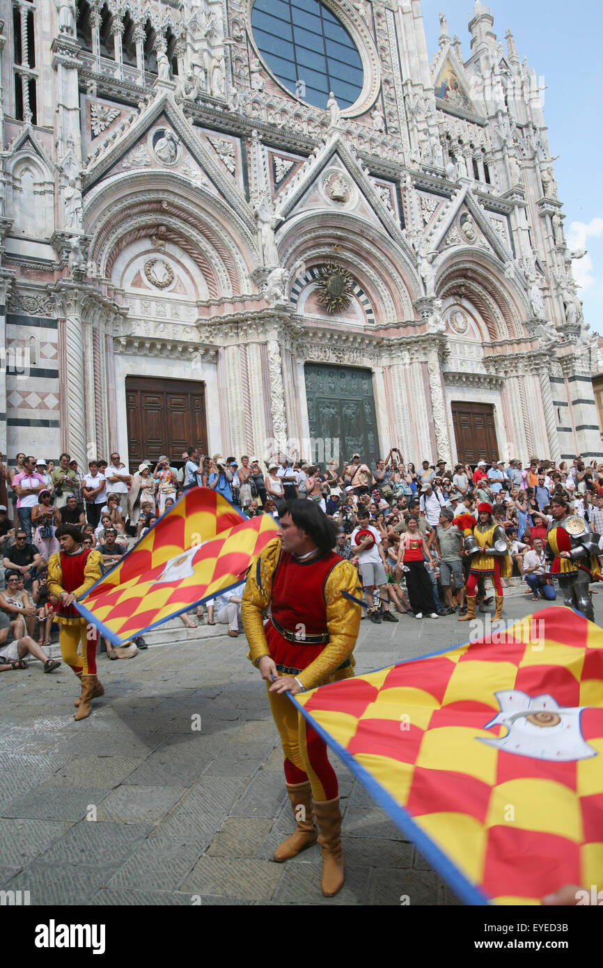 Italy, Tuscany, Palio Parade; Siena Stock Photo - Alamy