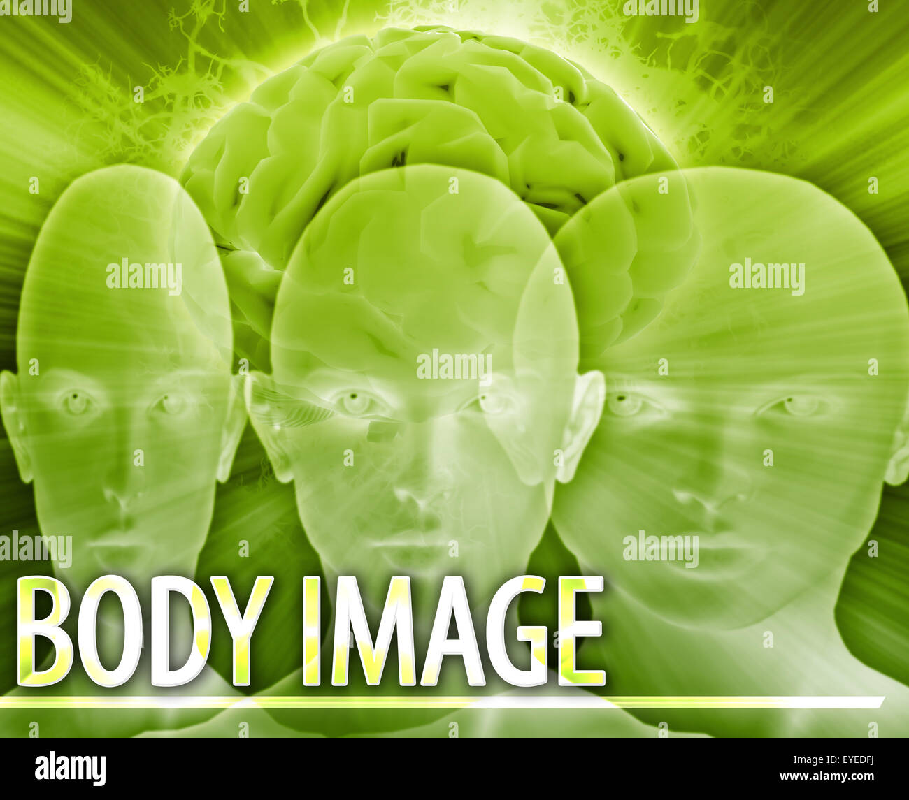 Abstract background digital collage concept illustration Body image ...