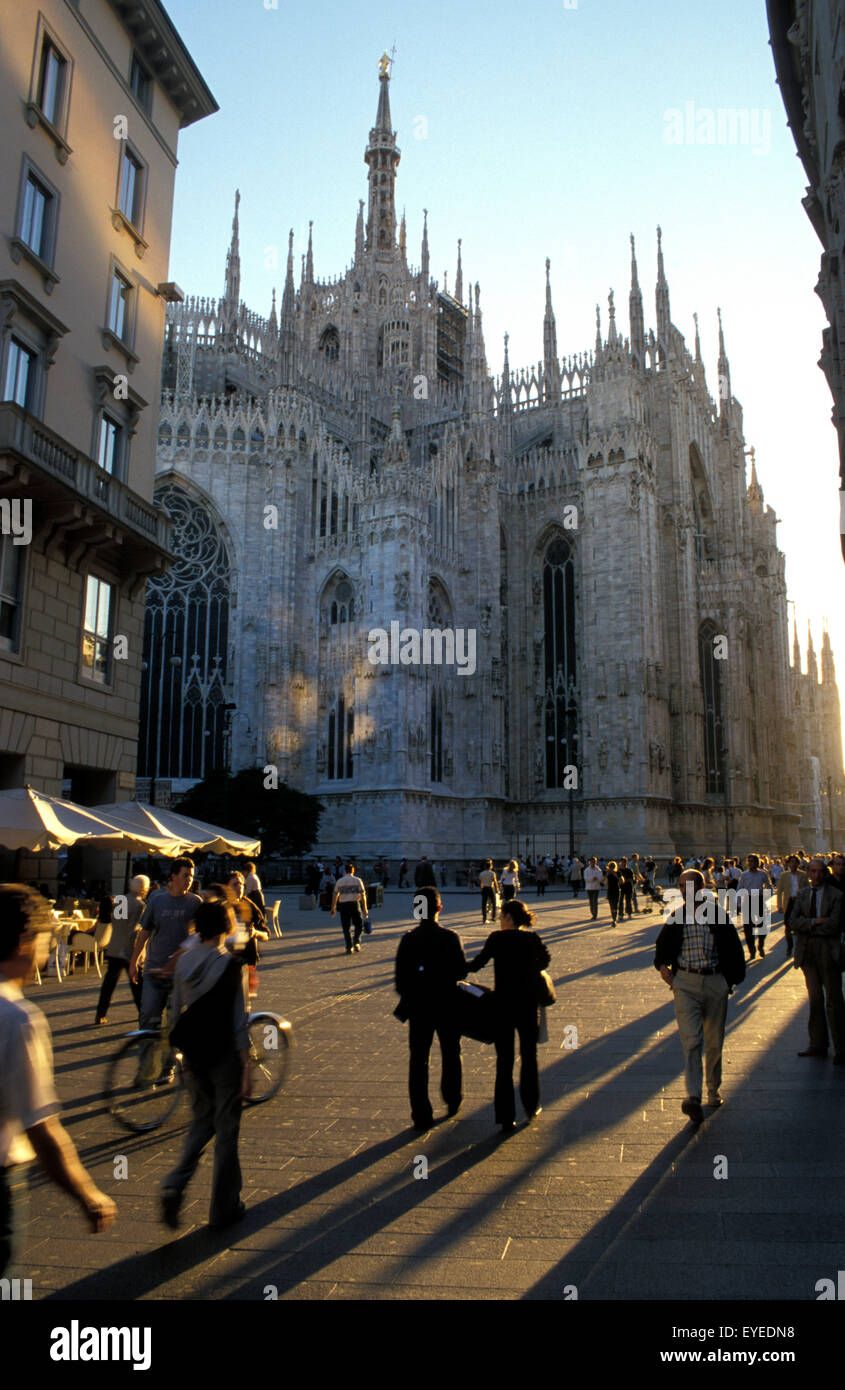 Milan cathedral exterior windows hi-res stock photography and images ...