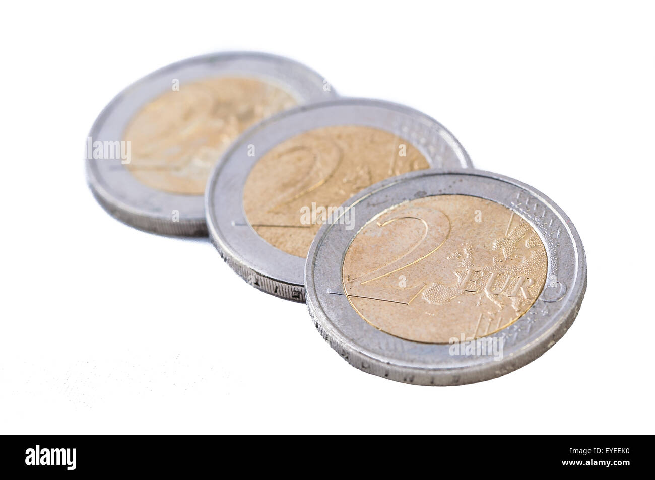 2 euro coins hi-res stock photography and images - Alamy