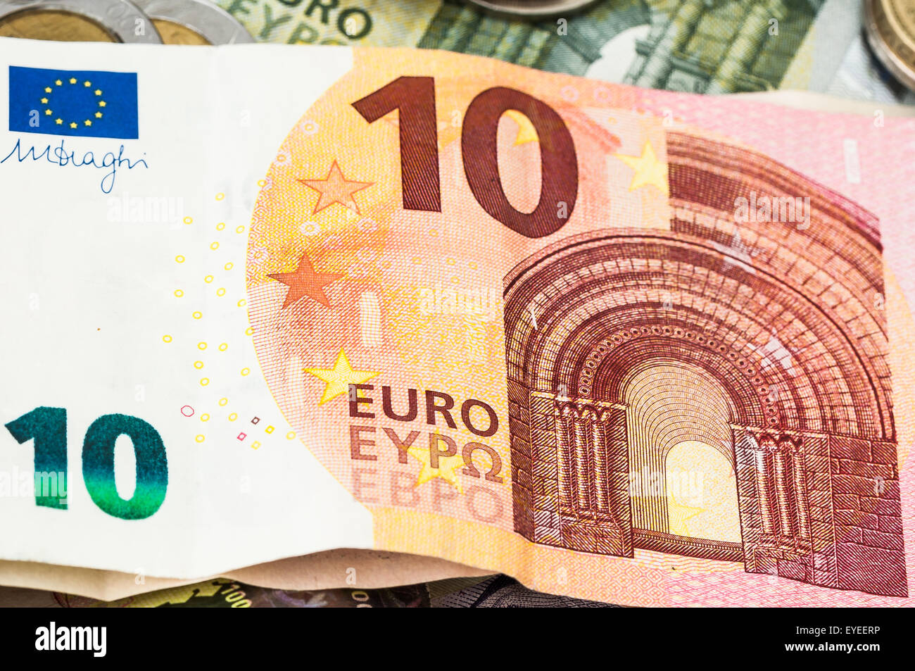 Ten euro bill hi-res stock photography and images - Alamy