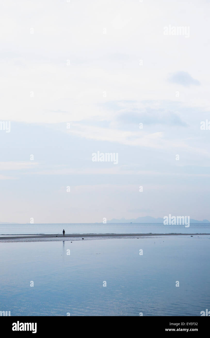 Low tide at Nathon Beach on Ko Samui; Nathon, Ko Samui, Thailand Stock ...