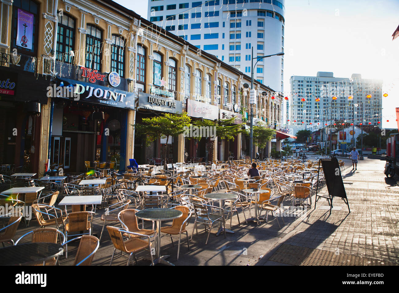 The nightlife district of Georgetown; Penang, Malaysia Stock Photo - Alamy