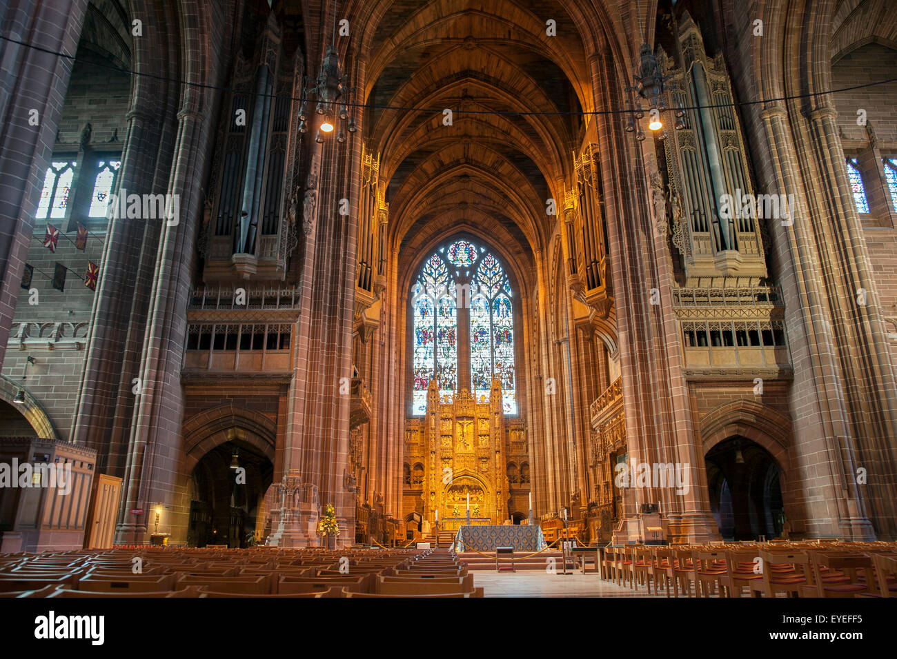 Anglican Cathedral Church; Liverpool; England; UK Stock Photo - Alamy