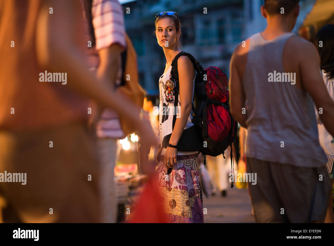 Traveling around Eighth Market of Xiamen, local spectacular Chinese ...