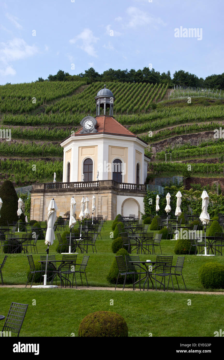 Winery Wackerbarth Castle in Radebeul near Dresden, Germany Stock Photo ...