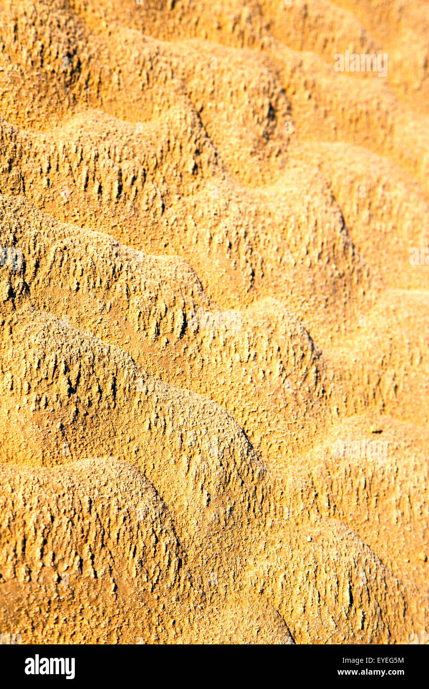 brown dry sand in sahara desert morocco africa erosion and abstract ...