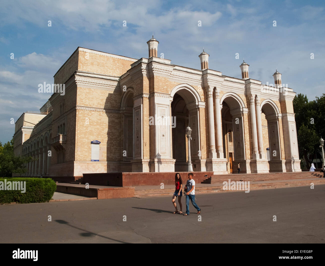 Alisher Navoi Opera and Ballet Theatre; Tashkent, Uzbekistan Stock ...