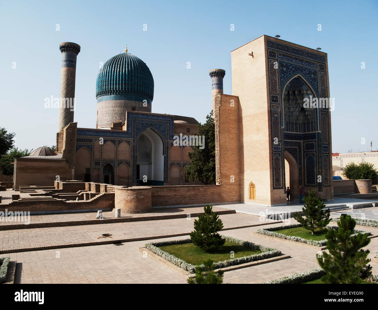 Gur Emir (tomb of Timur); Samarkand, Uzbekistan Stock Photo - Alamy