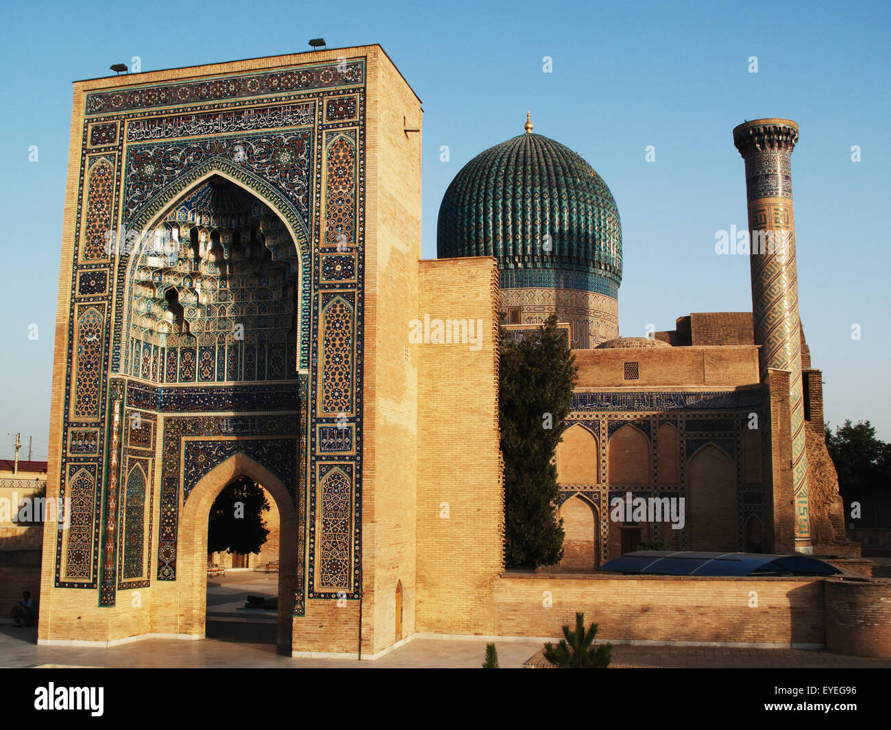 Gur Emir (tomb of Timur); Samarkand, Uzbekistan Stock Photo - Alamy