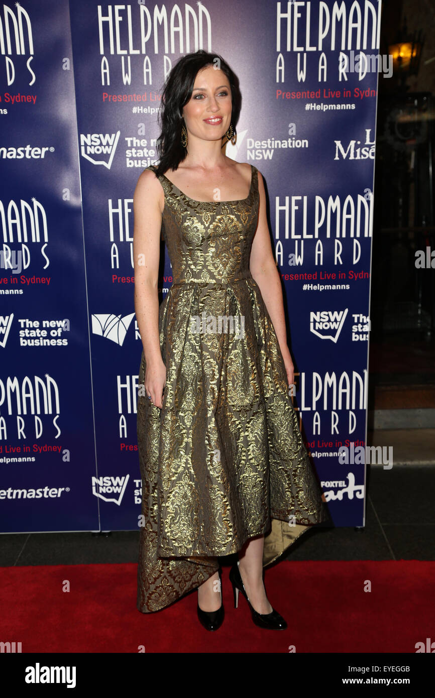 Sydney, Australia. 27 July 2015. Madeline Jones arrives on the red ...