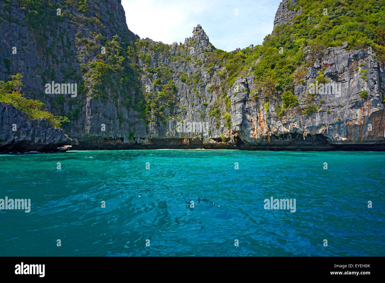 Thailand Tailandia koh phi phi beach Maya Bay at Koh Phi Phi Leh island Stock Photo - Alamy