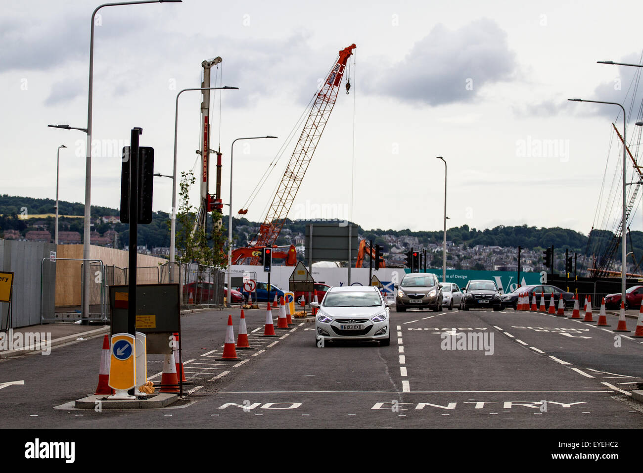Dundee, Scotland, UK. 28th July, 2015. Waterfront Development Project ...