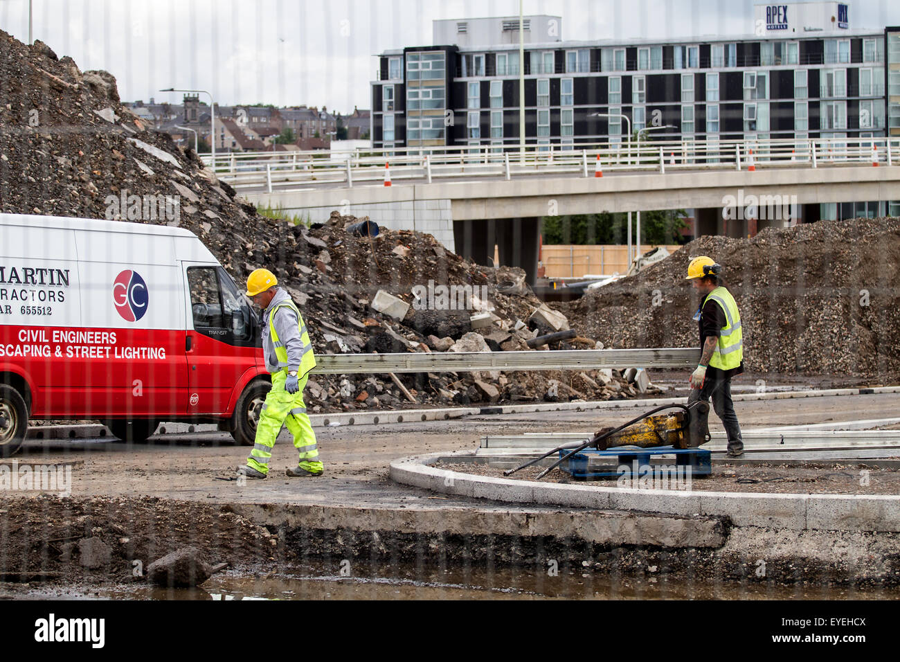 Dundee, Scotland, UK. 28th July, 2015. Waterfront Development Project ...