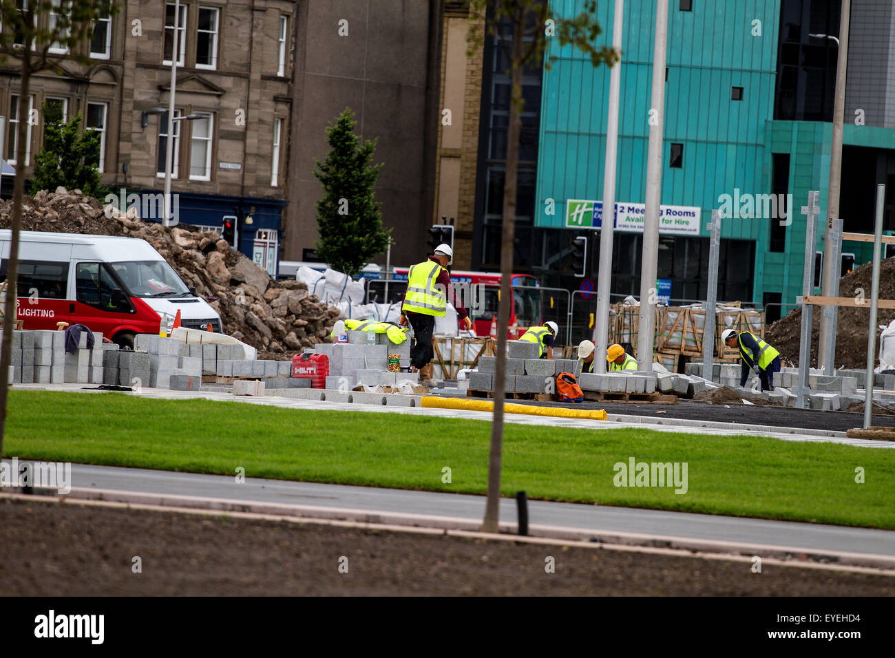 Dundee, Scotland, UK. 28th July, 2015. Waterfront Development Project ...