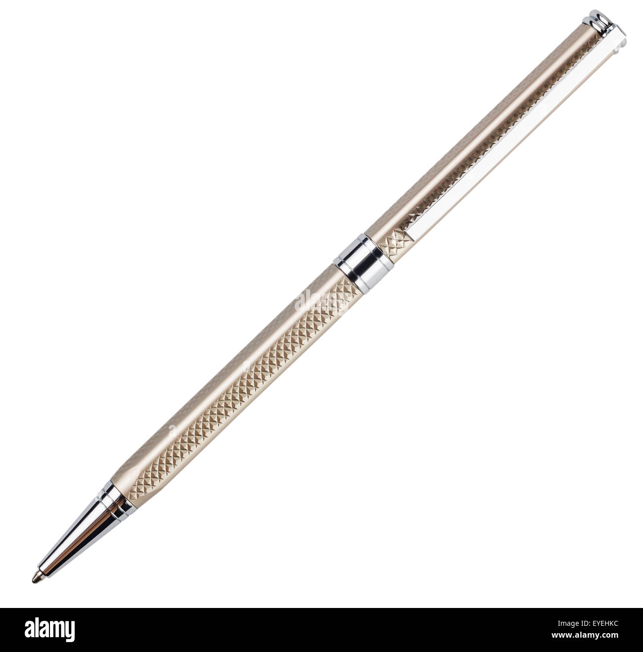 The gray pen isolated on white background Stock Photo - Alamy