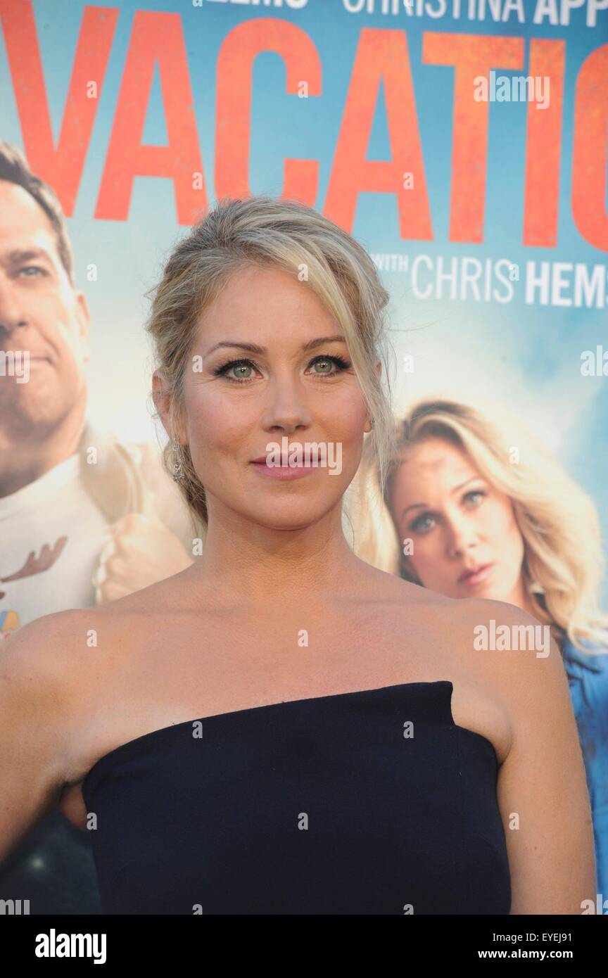 Los Angeles, CA, USA. 27th July, 2015. Christina Applegate at arrivals ...