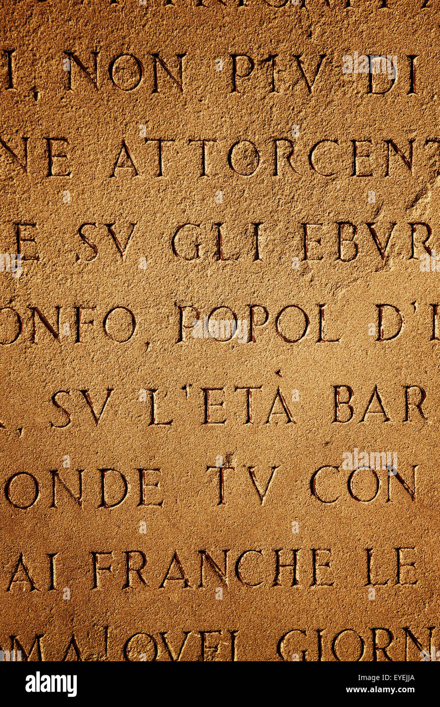 Roman Latin Letters Wall High Resolution Stock Photography and Images ...
