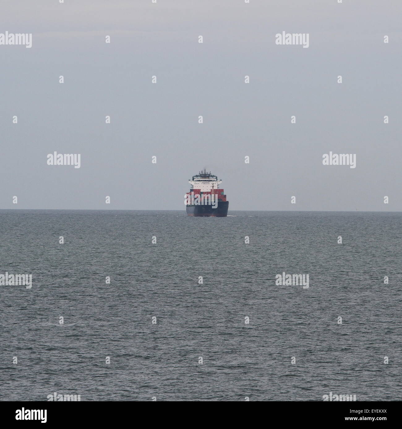 Container ship in English Channel July 2015 Stock Photo - Alamy