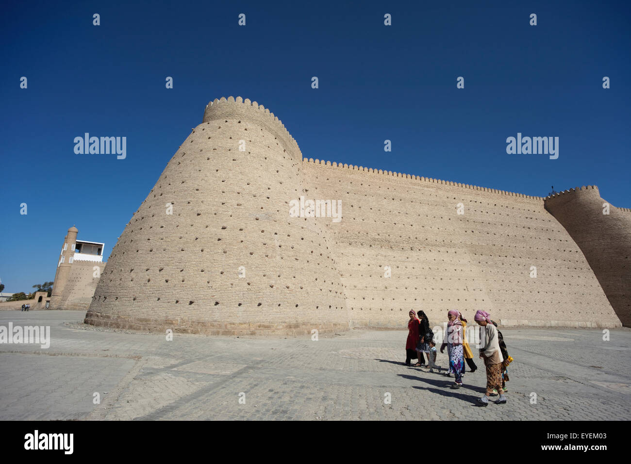 Ark Fortress and Registan; Bukhara, Uzbekistan Stock Photo - Alamy