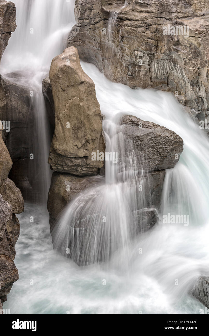 Sunwapta Falls - Jasper national park, Alberta, Canada Stock Photo - Alamy
