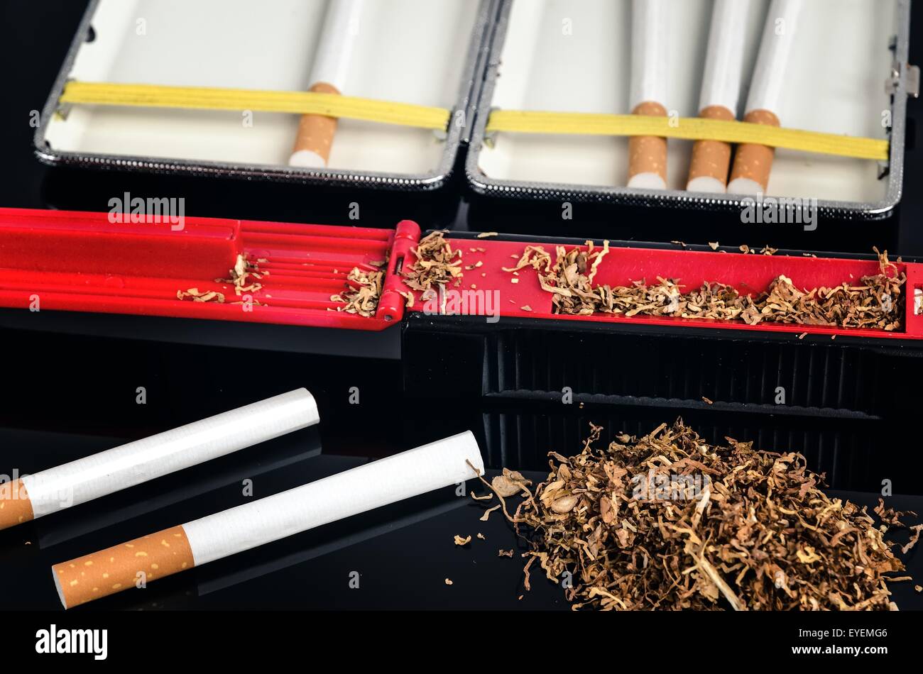 Cigarette tobacco paper smoke smoker hi-res stock photography and ...