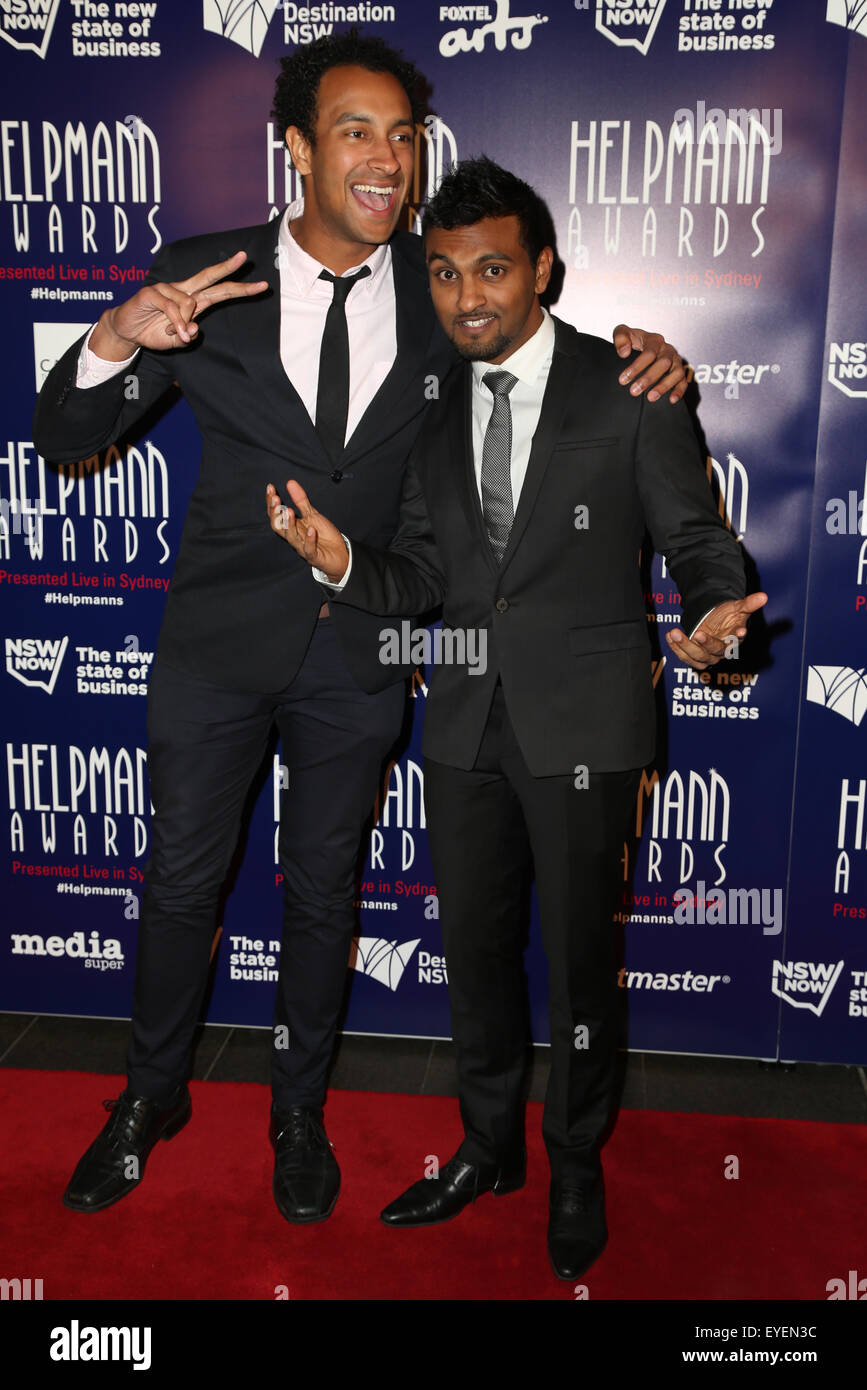 Sydney, Australia. 27 July 2015. Best comedy performer nominee Matt ...