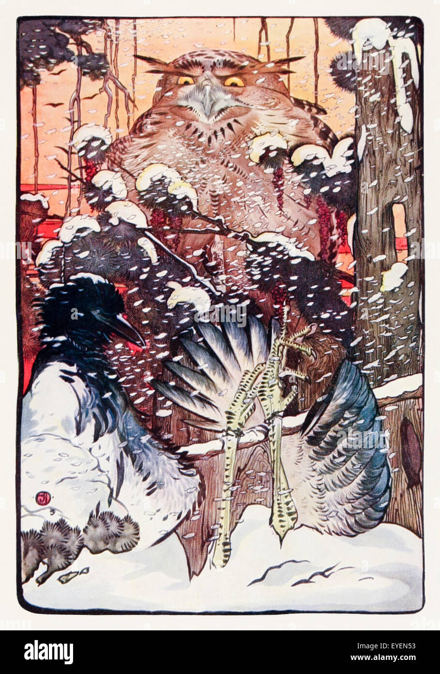 'The Owl and the Birds' fable by Aesop (circa 600BC). Destroy the seed ...