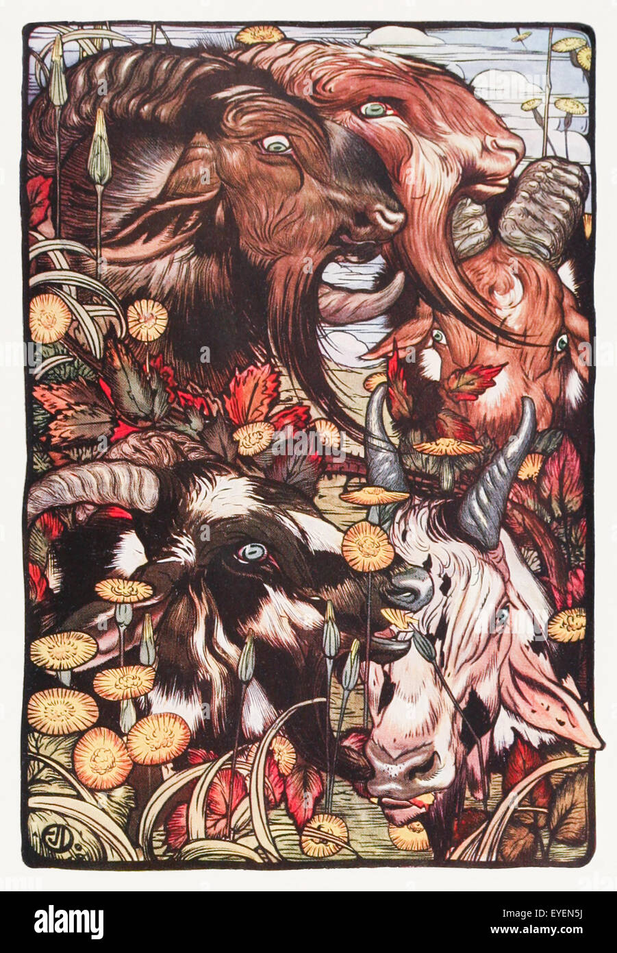 'The She-Goats and their Beards' fable by Aesop (circa 600BC). Jupiter ...