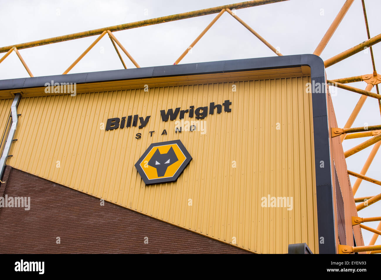 Wolverhampton Wanderers Football ground the billy wright stand Stock Photo - Alamy