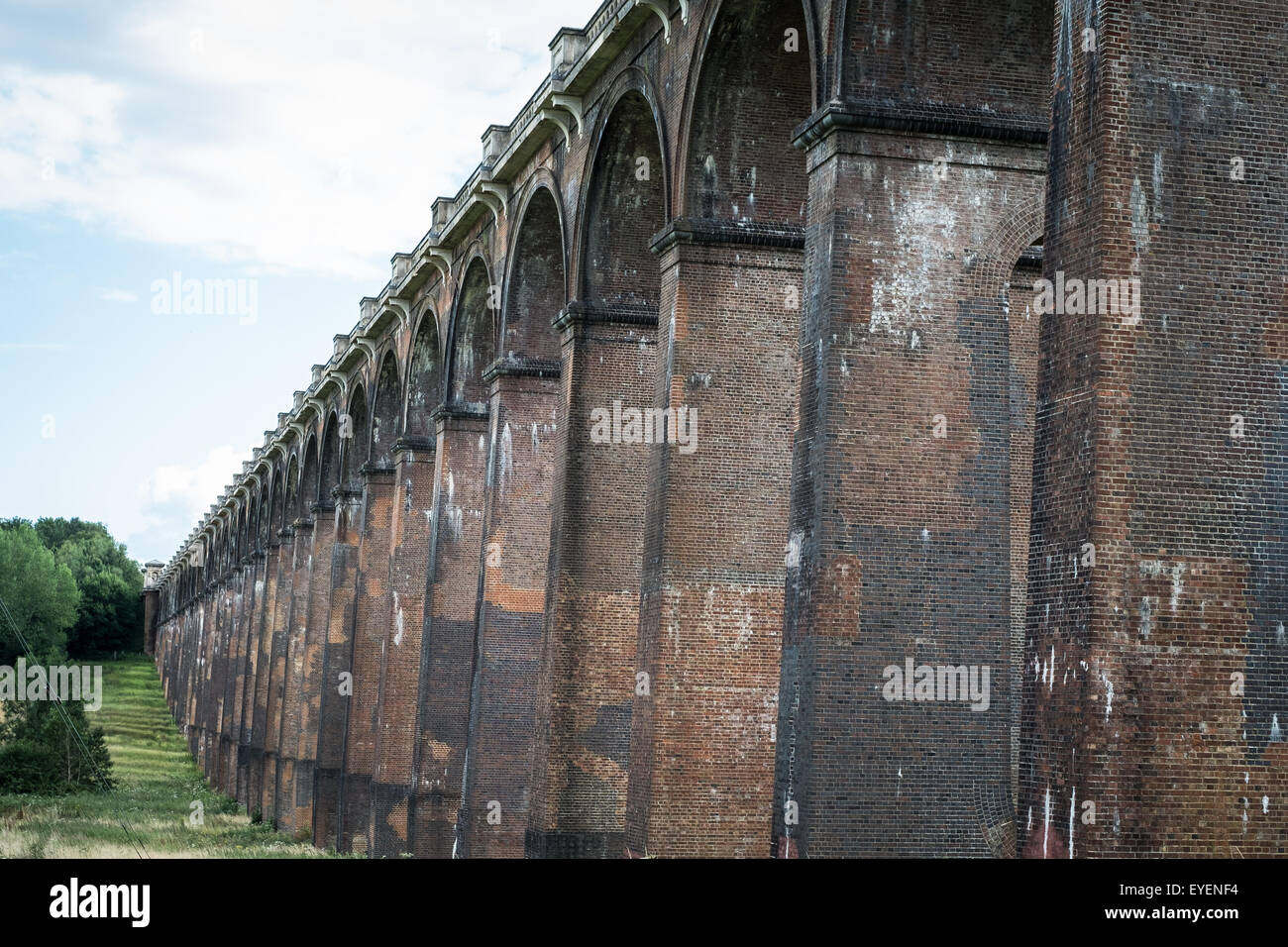 Ouse Valley Viaduct, London to Brighton railway, Balcombe, near Hayward ...