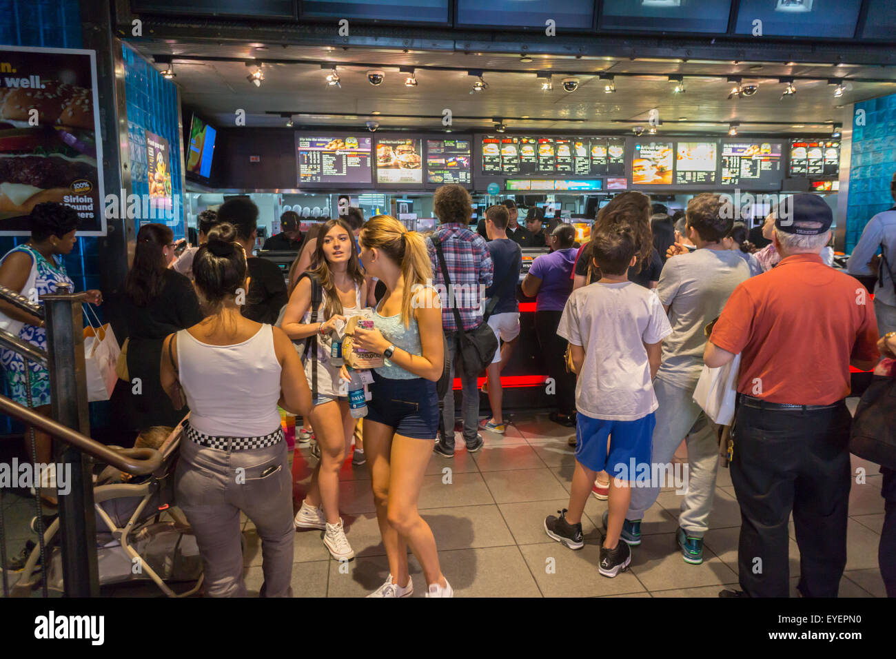 Mcdonalds counter hi-res stock photography and images - Alamy