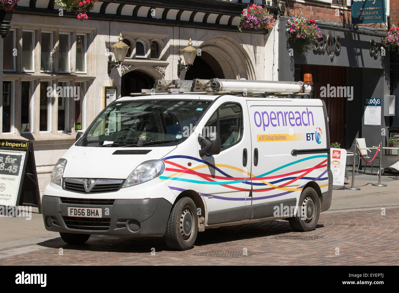 Bt vehicle parked in hereford hi-res stock photography and images - Alamy