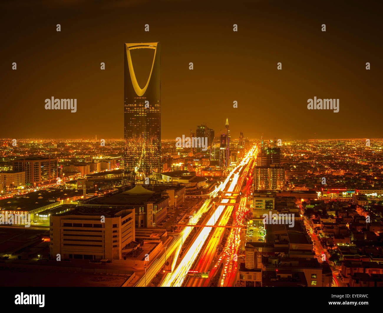 Sunset over Riyadh; Riyadh, Saudi Arabia Stock Photo - Alamy