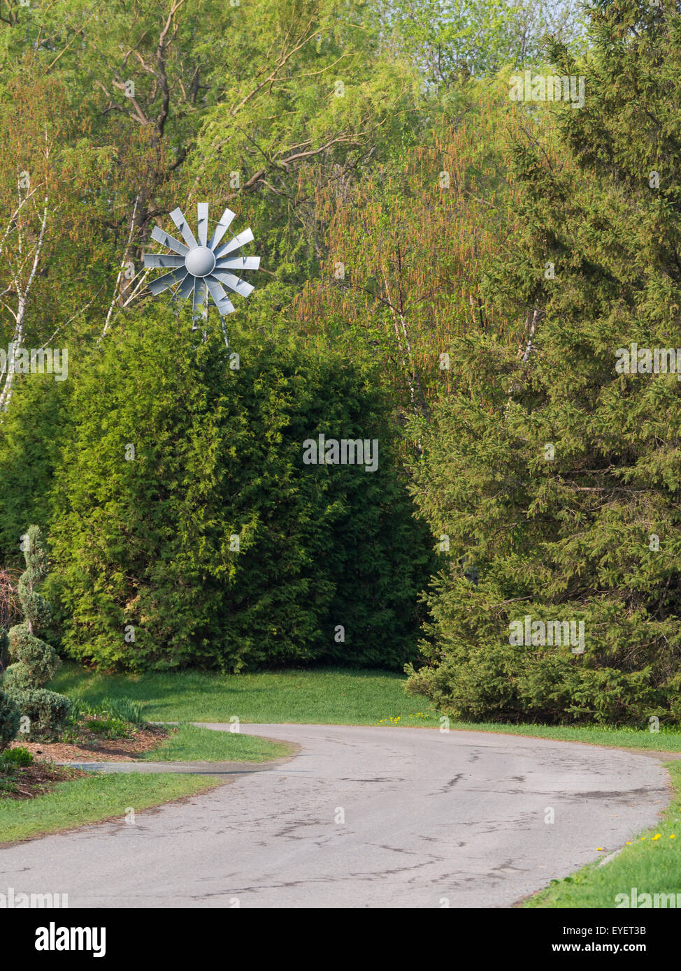 Fan in landscape Stock Photo - Alamy