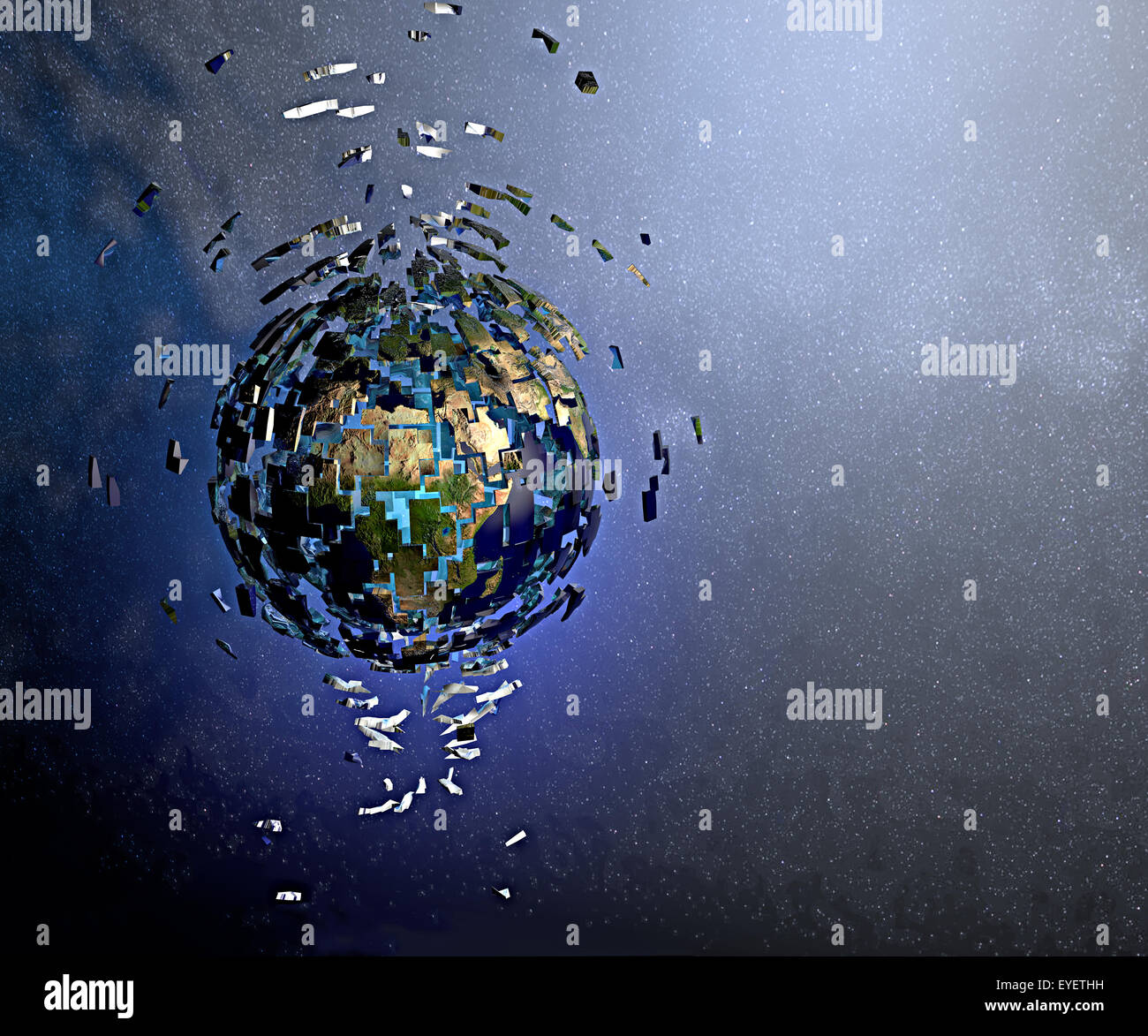 Asteroid hit earth hi-res stock photography and images - Alamy