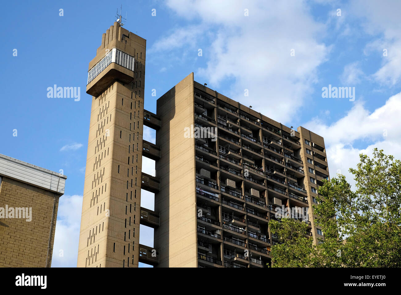 A close-view of Trellick tower Stock Photo - Alamy