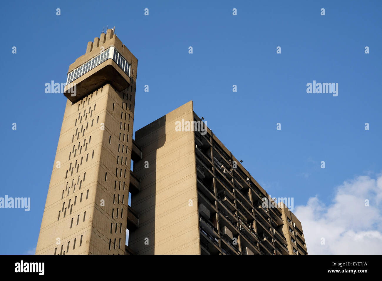 A close-up view of Trellick Tower, London Stock Photo - Alamy