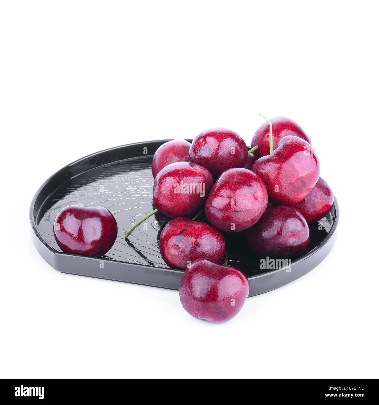 Red ripe cherry berry Cut Out Stock Images & Pictures - Alamy