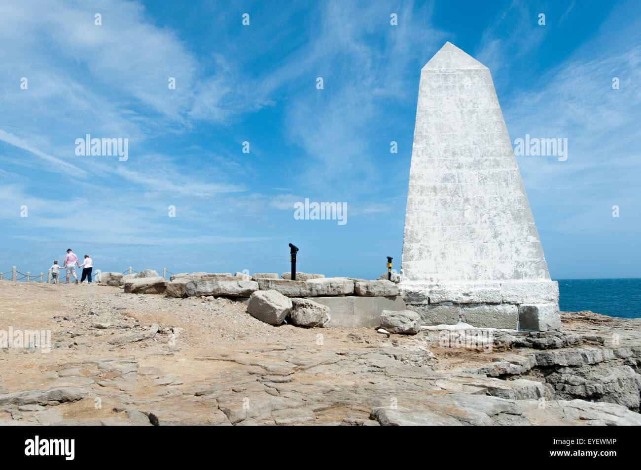 The Trinity House Obelisk or Trinity House Landmark at the southern tip ...