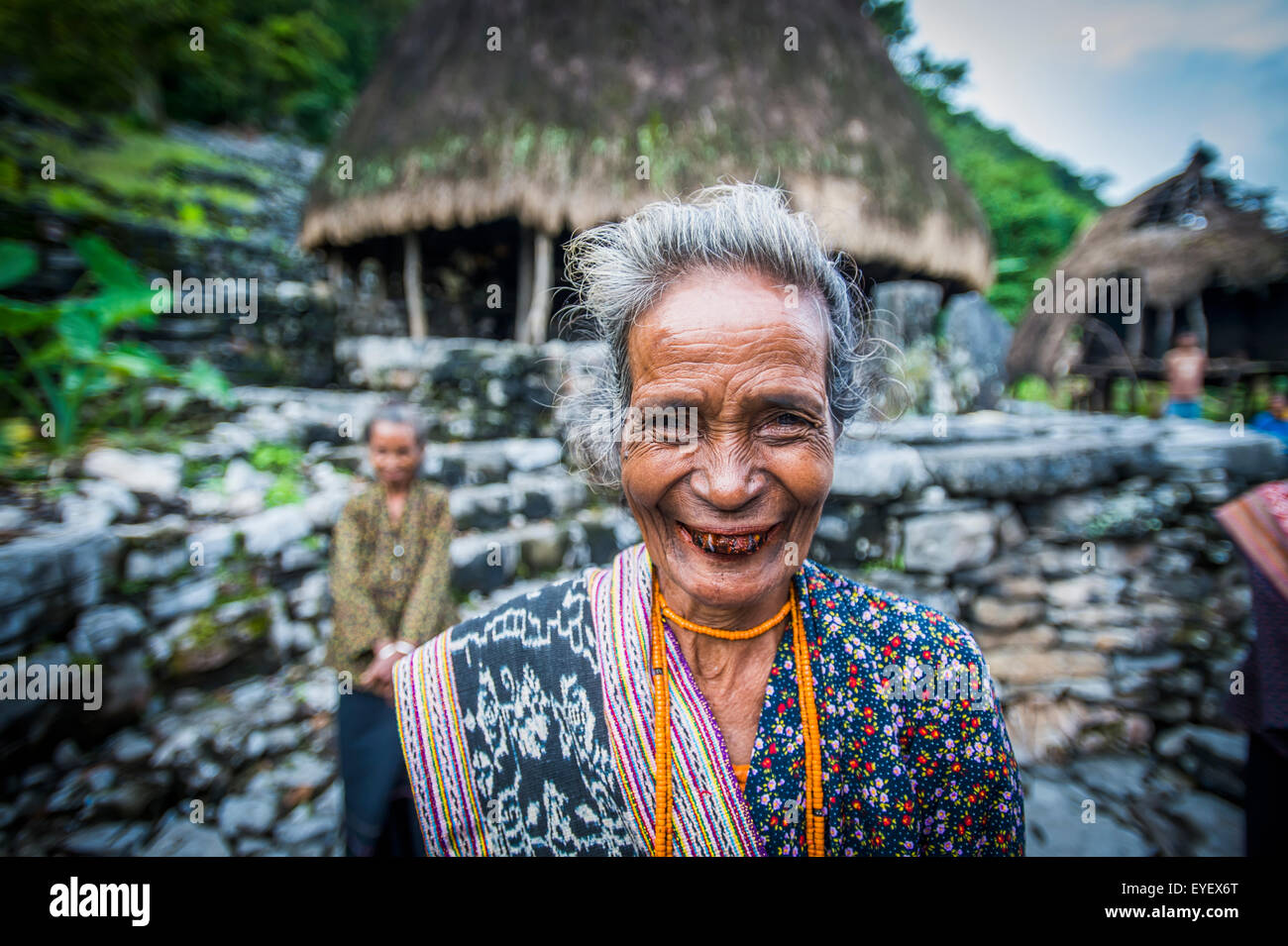 Timorese woman at Liurai Village; Timor-Leste Stock Photo - Alamy