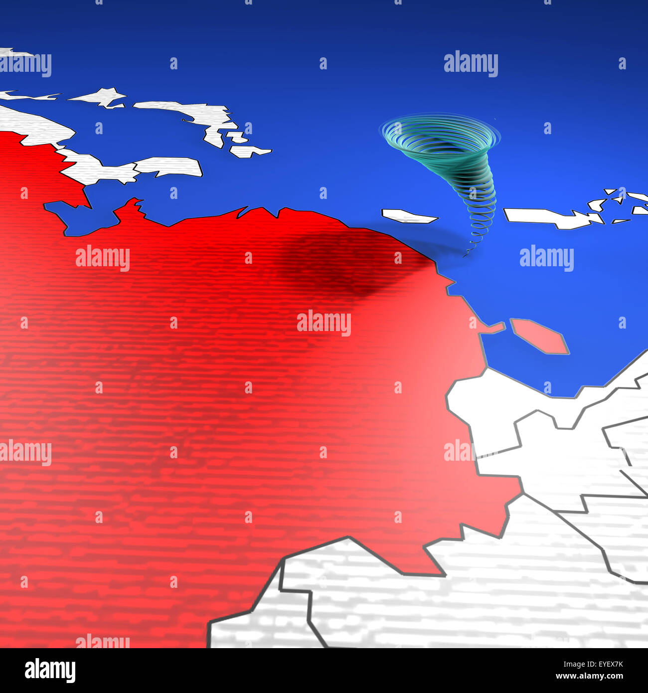 Warning: typhoon in the South China sea, Usagi China map alarm Stock ...