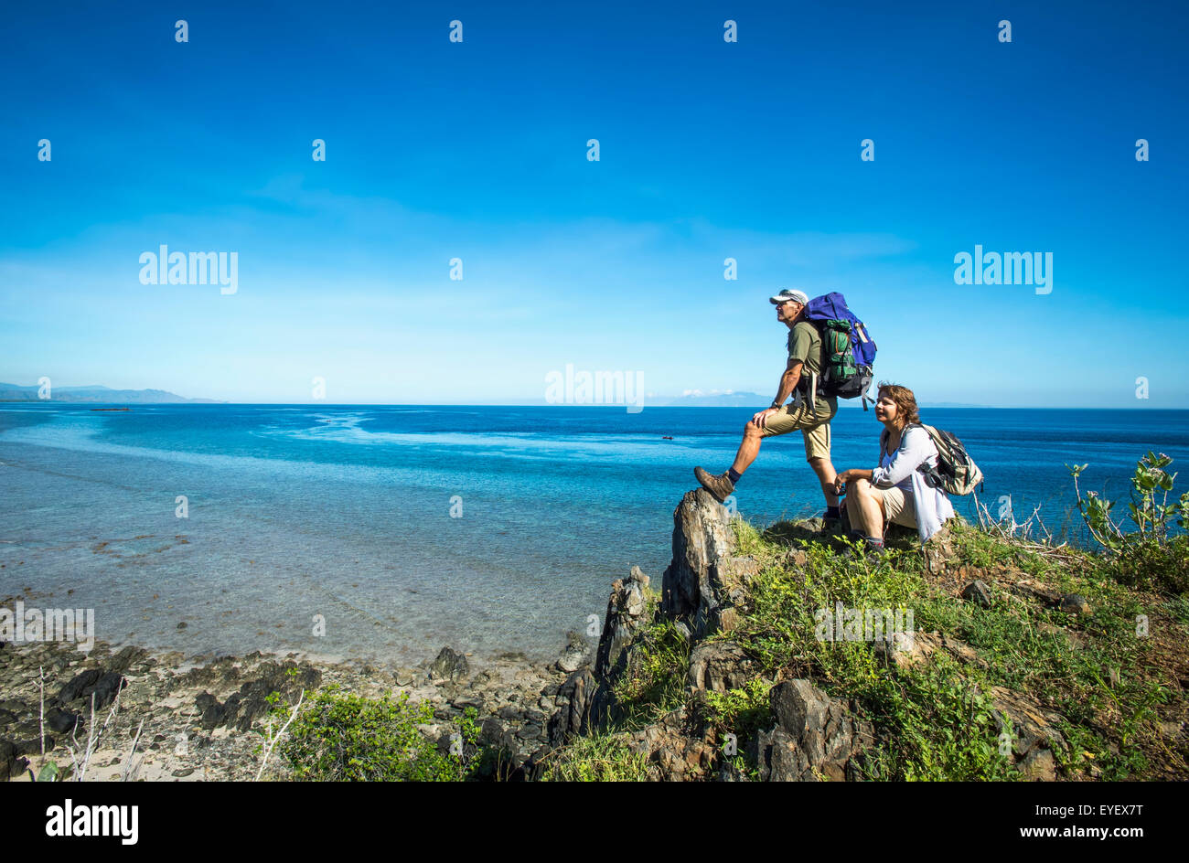 Hiking Timor Leste's Northern coastline; Timor-Leste Stock Photo - Alamy