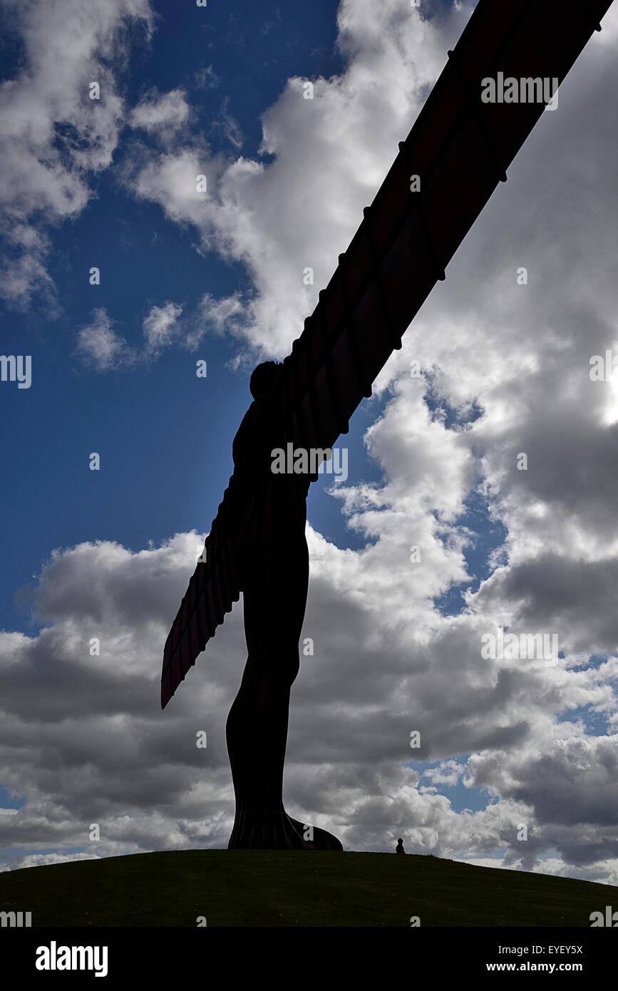 The Angel of the North, installation art by Andrew Gormley Stock Photo ...