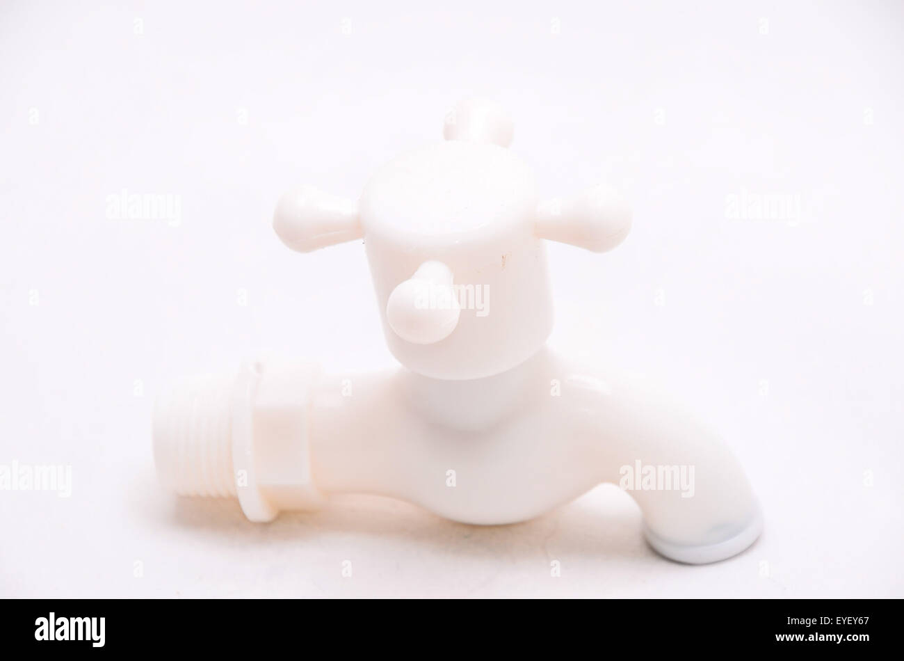 PVC Plastic Water Faucet Stock Photo - Alamy