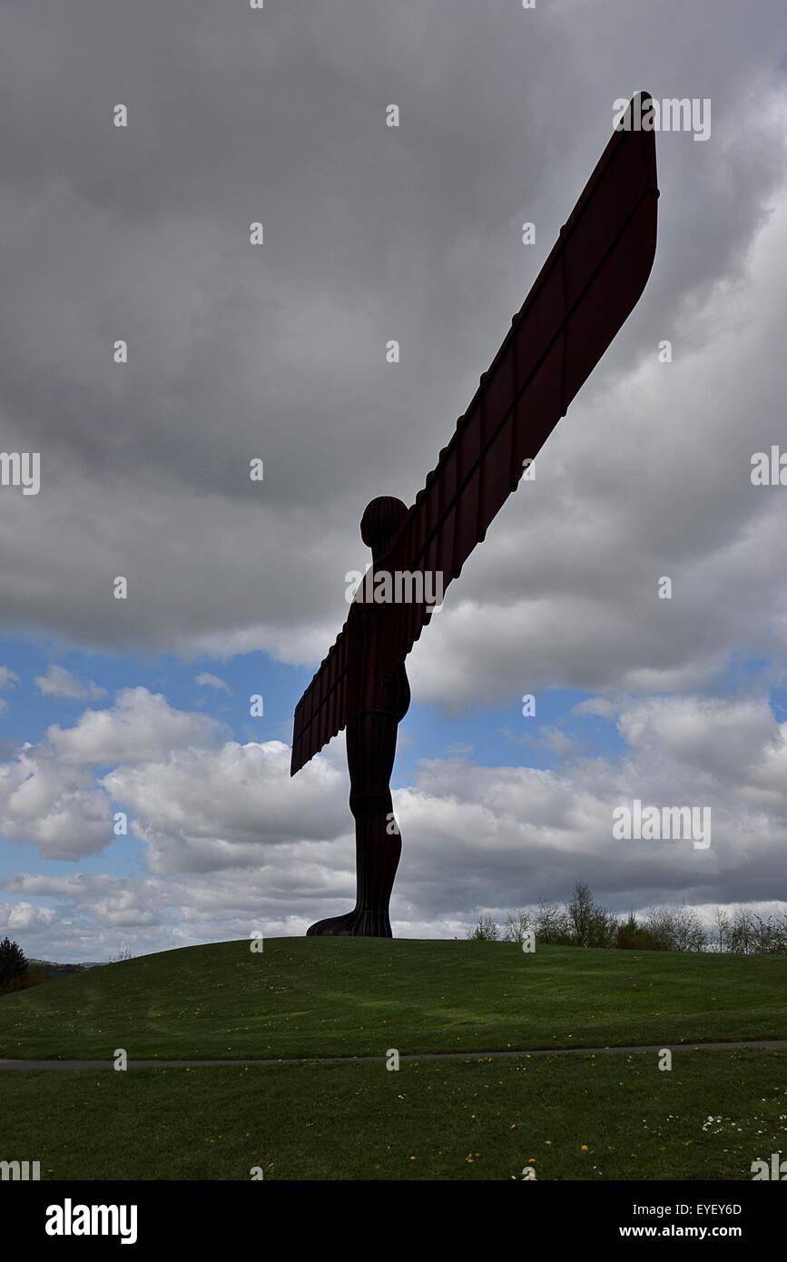 The Angel of the North, installation art by Andrew Gormley Stock Photo ...